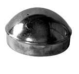 2 1/2" aluminum dome cap - ALU - Fence Outlet