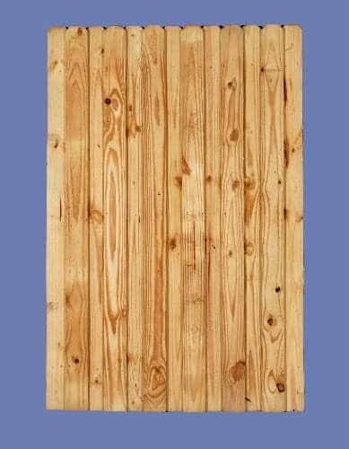 6 h x 4 w PT pine board on board walk gate - Fence Outlet