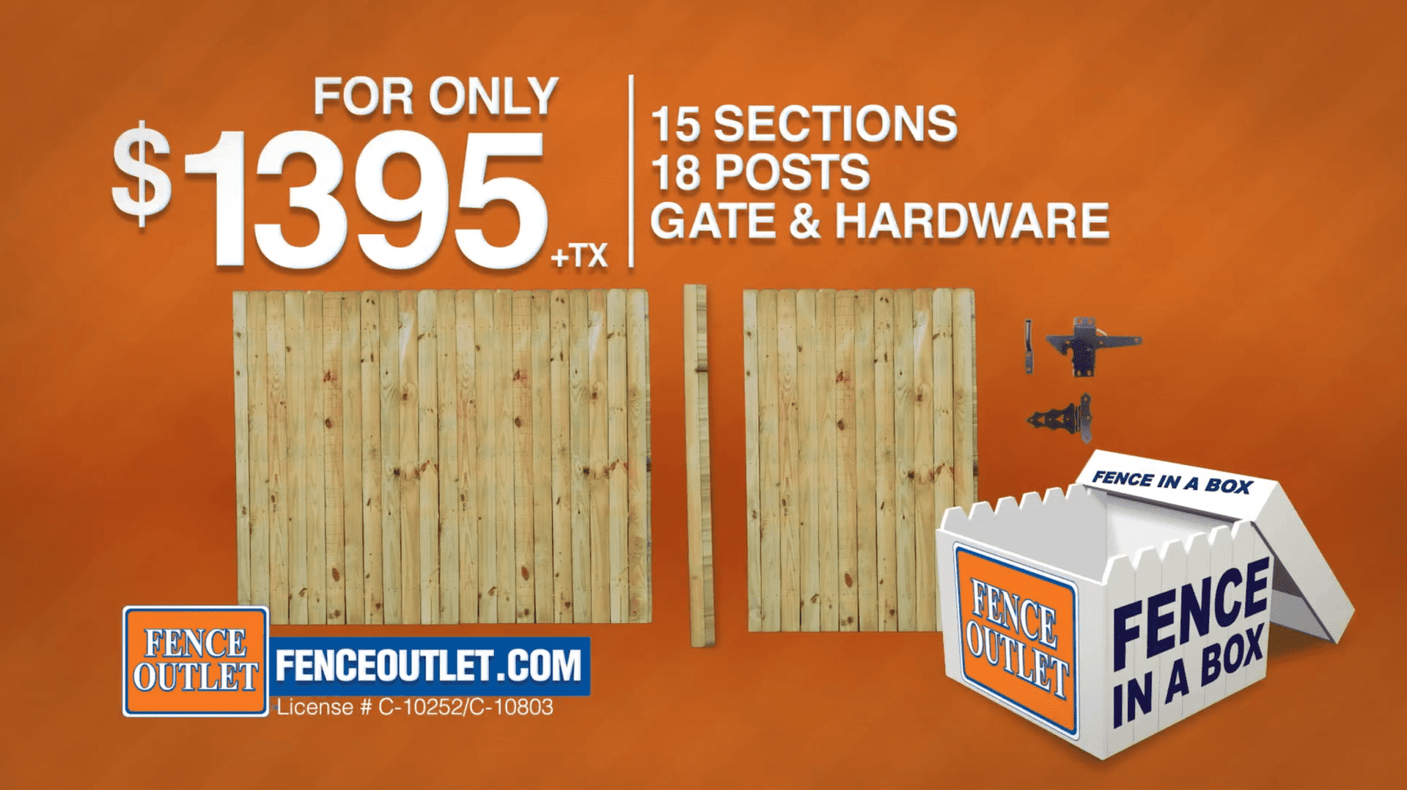 Wood Fence In A Box | Fence Supplies - Fence Outlet